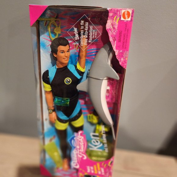 Barbie | Toys | Vintage 996 Ocean Friends Ken And His Dolphin Friend ...
